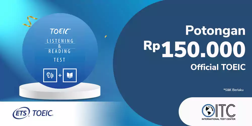 Info & Kode Promo TOEIC Listening & Reading dari ITC - MyValue